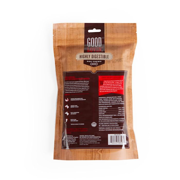 Good Lovin' Munchies Peanut Butter Sticks Dog Treats 23.1 oz. Count of 80