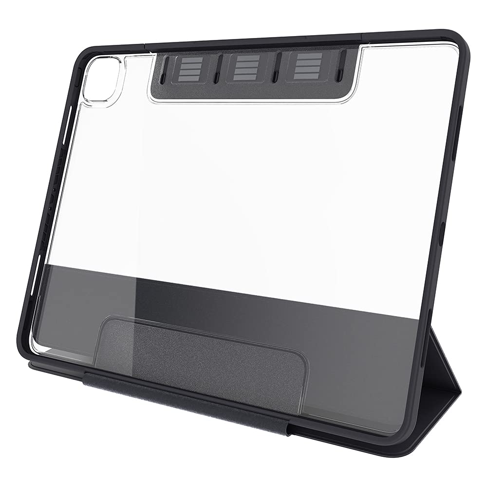 OtterBox Symmetry Series 360 Case for iPad Pro 12.9-inch (5th Gen ONLY)- Scholar (Grey), Ultra-Sleek Design, Multiple Viewing Positions, Magnetic Sleep/Wake Cover
