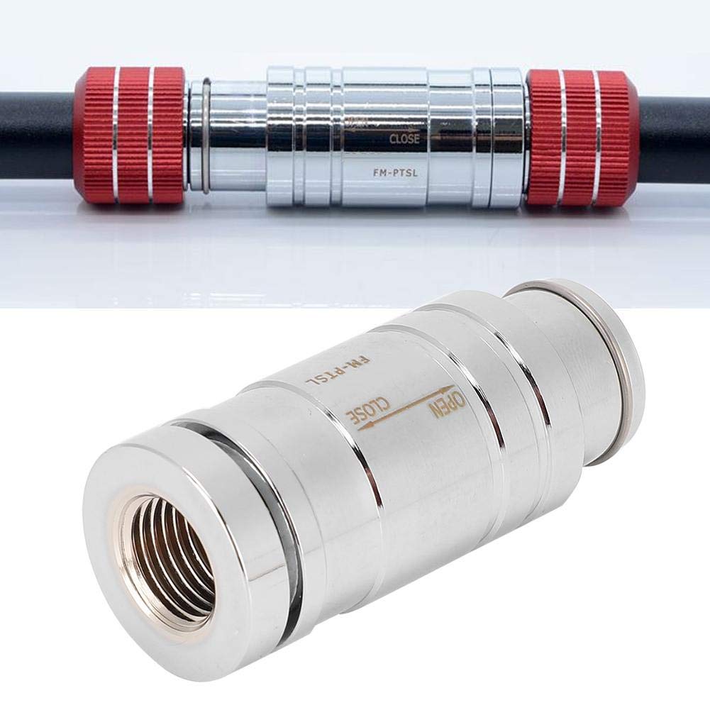 Drain valve, G1/4 internal thread Computer water cooling Drain valve valve made of brass with tight seal for computer water cooling system default
