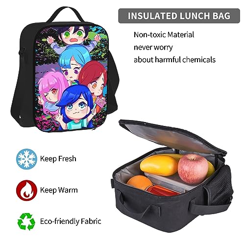 3-Piece Unisex Backpacks Set Including Travel Daypack, Lunch Tote Bag And Pencil Case Combination For Men Women