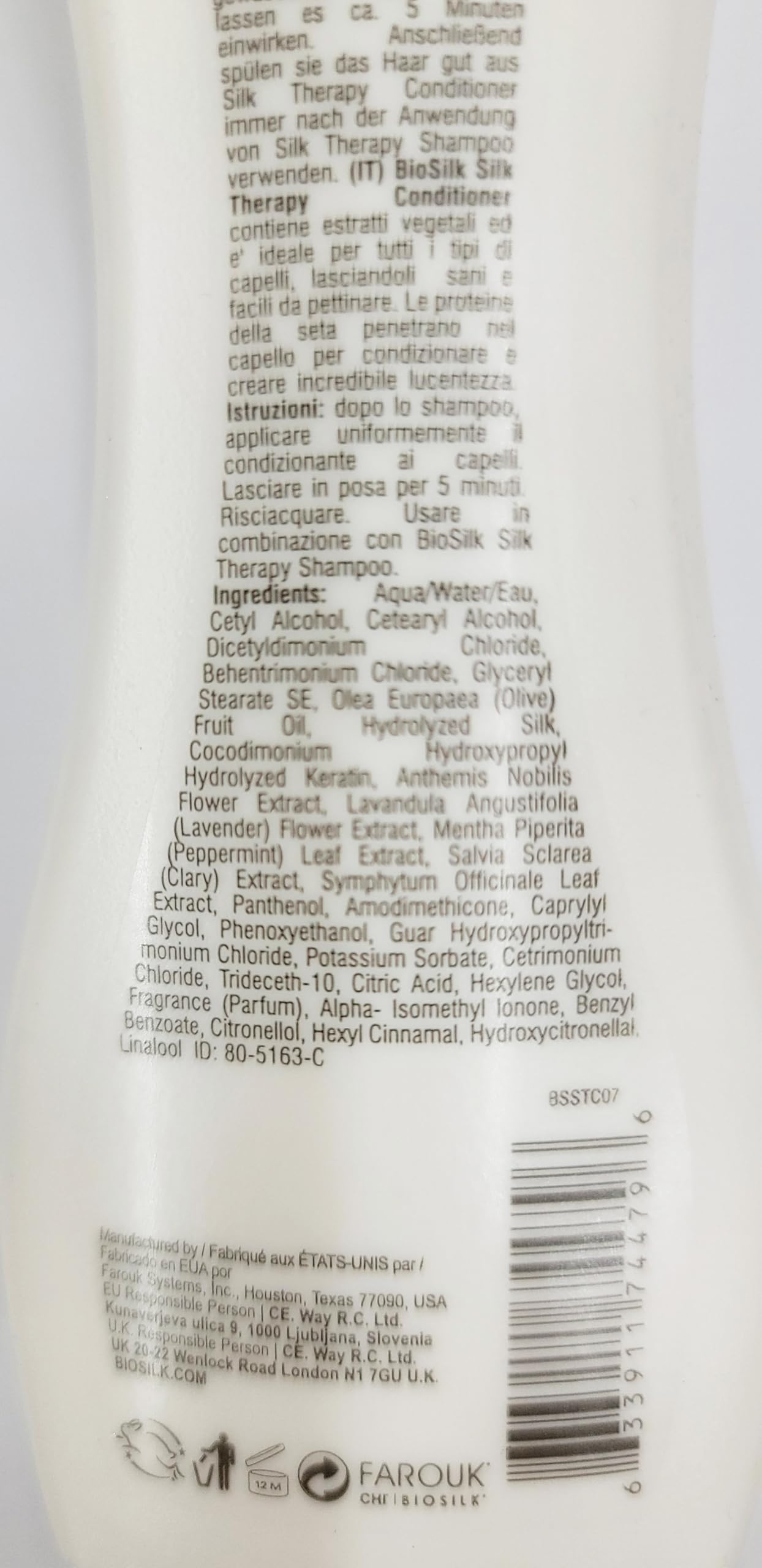 Biosilk Silk Therapy Trio Unisex: 7 oz Shampoo, 7 oz Conditioner, and 7 oz Original Treatment