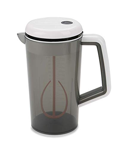 Baby Brezza Electric One Step Formula Mixer Pitcher - Motorized Mixing System for Infant Formula Powder - Large Capacity, Mix 28oz of Formula at Once - Portable for Travel
