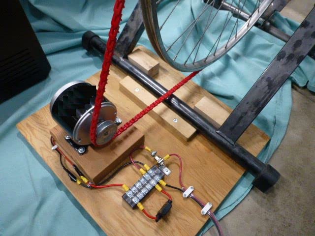 300 Watt Bicycle Generator 3/8" Belt Drive Pedal Power Pulley Dynamo
