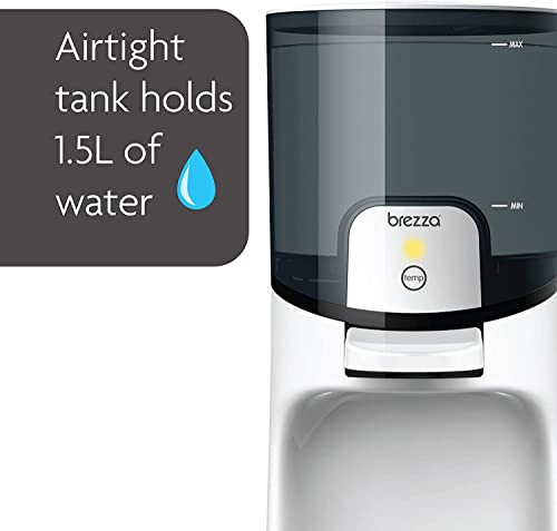 Baby Brezza Instant Warmer β Instantly Dispense Warm Water at Perfect Baby Bottle Temperature - Traditional Baby Bottle Warmer Replacement - Fast Baby Formula Bottles 24/7 β 3 Temperatures