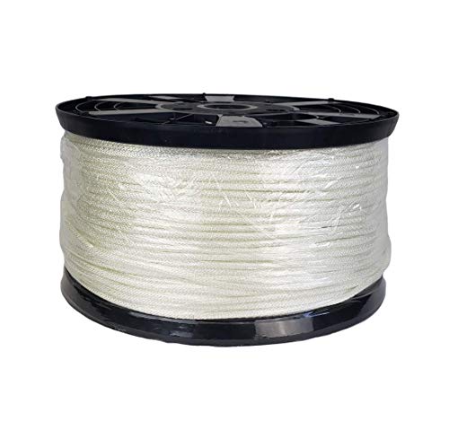 3/16 inch Nylon Rope - 1000 Foot Spool - Knotrite | 100% Nylon - Solid Braid - Dyeable - Industrial Grade