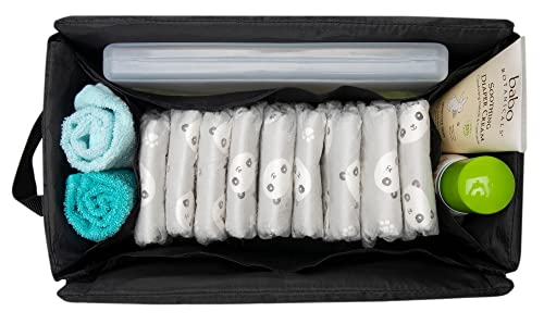 Baby Brezza Lucia Baby Diaper Bag Backpack and Tote β Carry How You Choose β Spacious but Compact Design with 12 Pockets and Slide Out Diaper Caddy, Graphite