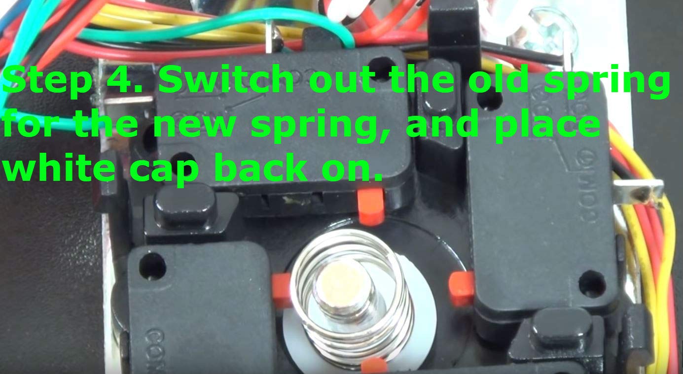 Alvatron Set of 4 Joystick 6lb Tension Springs for Arcade1up, AtGames Legends Ultimate Arcade, Pandora's Box, Sanwa JLF