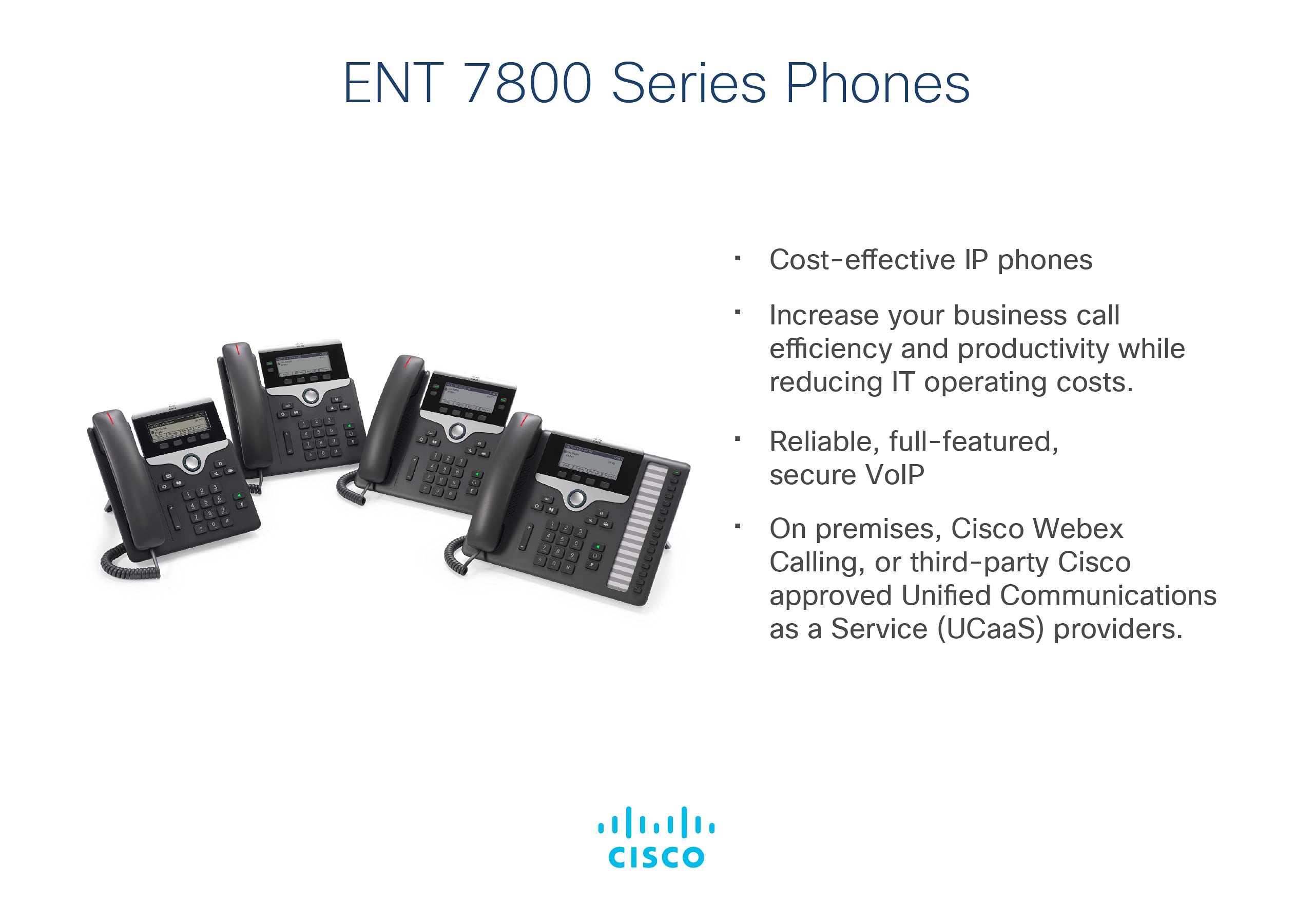 Cisco CP-7821-K9 UC Phone 7821New Open Box (Renewed)