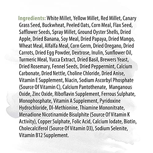 Witte Molen Pure Parakeet Gourmet Seed Mixture and Treat Sticks for Parakeet (Pure Parakeet Gourmet Seed Mixture)