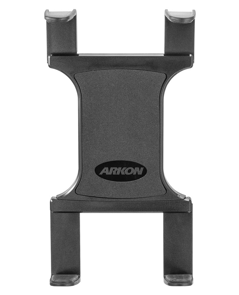 ARKON Mounts Slim-Grip Universal Tablet Holder | Grips Devices up to 18.4" in Screen Size | 4-Hole AMPS Pattern Compatible | Fits iPad, Samsung Tab, Google, Surface, and More | TAB001-AMPS