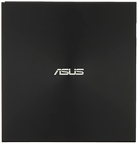 ASUS ZenDrive Ultra Slim USB 2.0 External 8X DVD Optical Drive +/-RW with M-Disc Support for Windows and Mac and Nero BackItUp for Android Devices (SDRW-08U7M-U/BLK/G/AS),Black