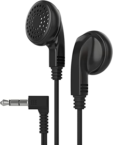 Maeline Bulk Earphones with 3.5 mm Headphone Plug - 10 Pack - Multi