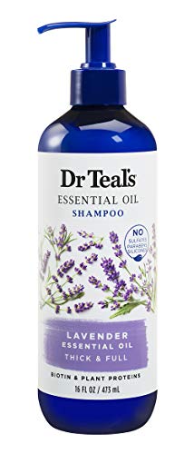 Dr Teal's Thick & Full Essential Oil Shampoo, Lavender, 16 Fl Oz