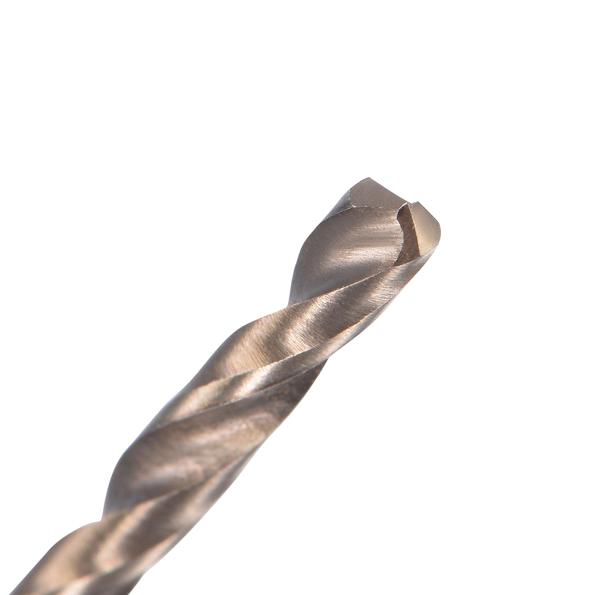 uxcell 2.3mm Drill Bits High Speed Steel Straight Shank 52mm Length Twist Drill Bit Fully Ground Titanium Coated 12 Pcs