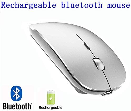 Bluetooth Keyboard and Mouse for iPad and iPhone Bluetooth Keyboard Compatible with iPad/iPad Pro/iPad Air/iPad Mini and Other Bluetooth Enabled Devices (iPadOS 13 / iOS 13 and Above) (Silver)