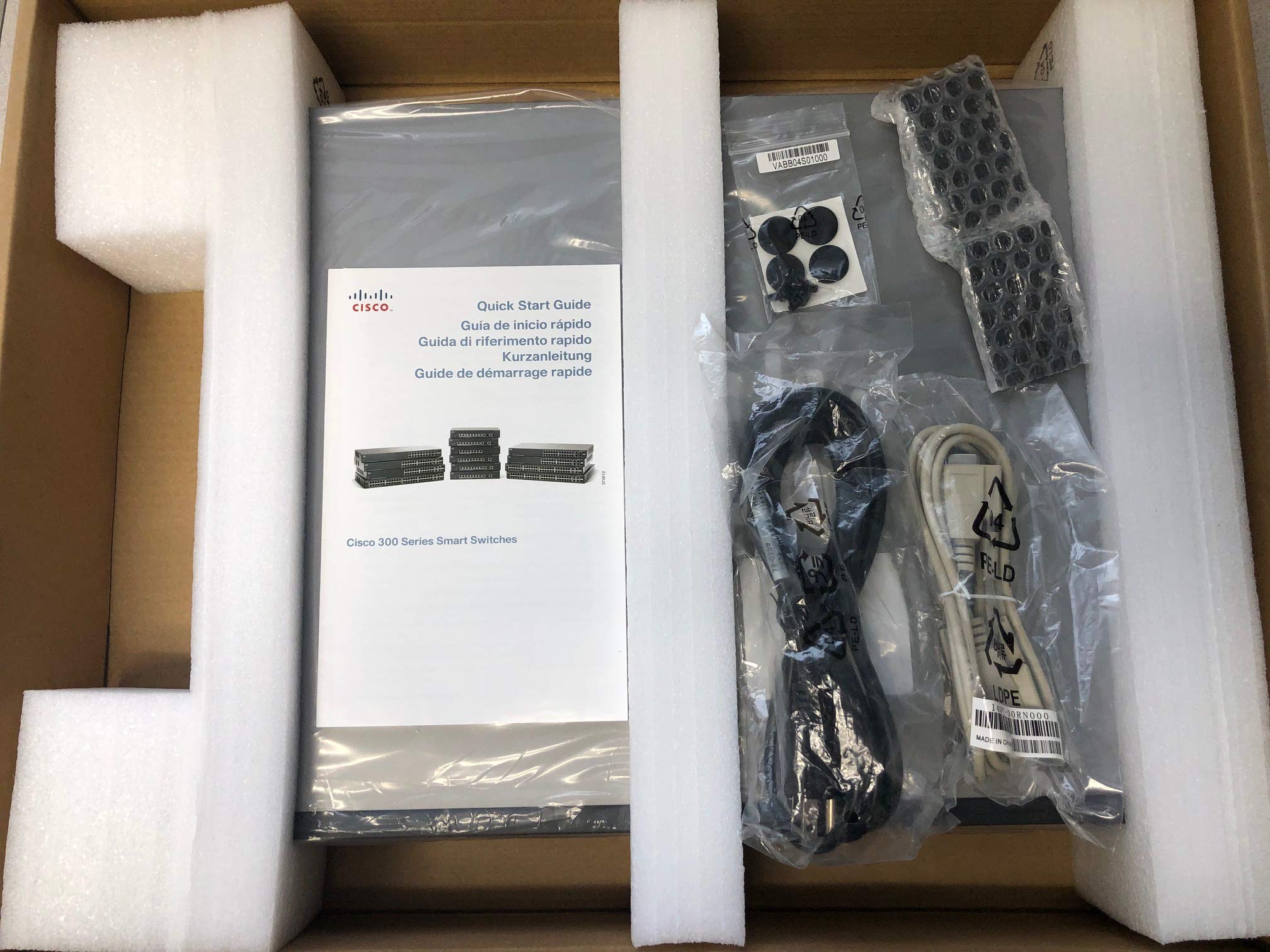 Cisco SG300-52P-K9-WS 52-Port Gigabit PoE Managed Switch (Refurbished by Cisco) - Renewed