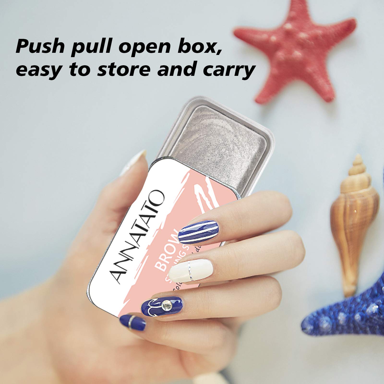 Eyebrow Soap Kit, Brows Styling Soap, 4D Brows Gel Long Lasting Eyebrow Setting Wax Waterproof Eyebrow Makeup Balm Pomade Cosmetics