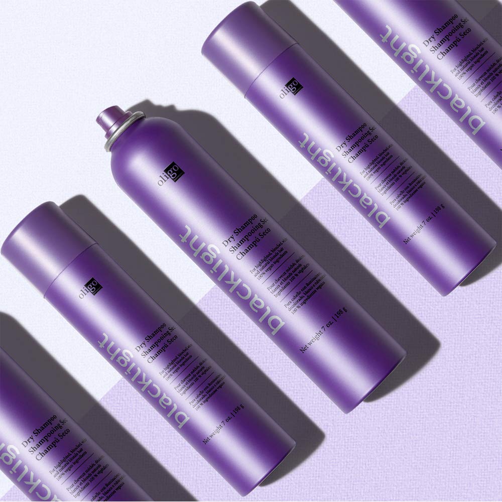 Oligo Professionnel - Blacklight Dry Shampoo for all hair types - Vegan - Weightless volume - Leaves hair feeling clean - Neutralizes odor - Residue free - 7oz