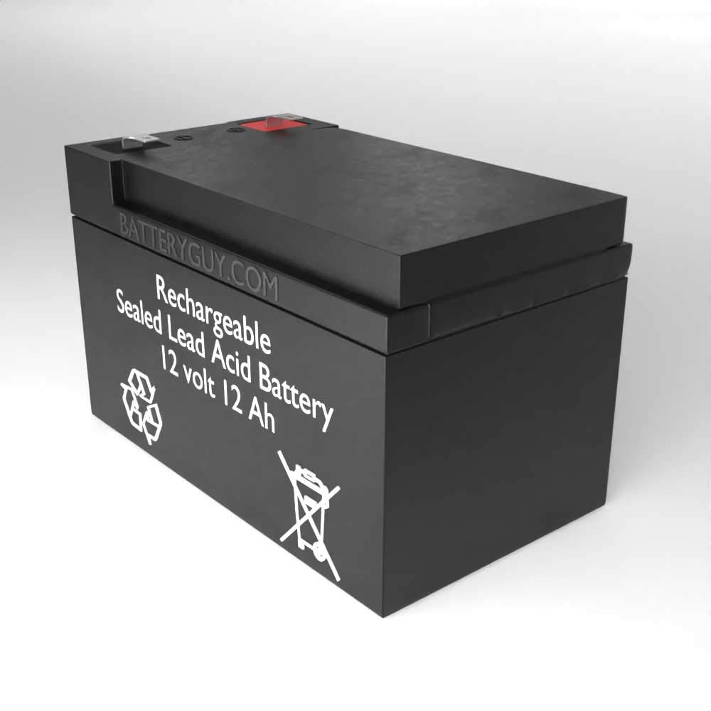 BatteryGuy Buzzaround XL 4-Wheel (GB147) replacement 12V 12Ah SLA batteries - BatteryGuy brand equivalent (Rechargeable) - Qty of 2