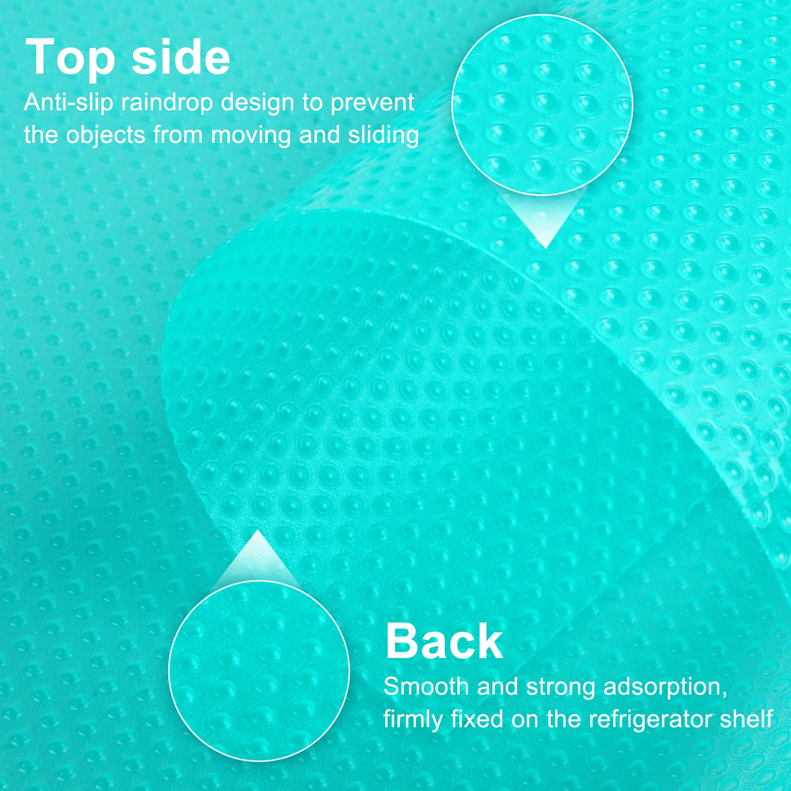 8 Pcs Refrigerator Liners for Shelves - Easy to Clean Fridge Liner Mats, Spill Protection Refrigerator Shelf Liners Drawer Liners, Nonslip Washable BPA-Free Refrigerator Mats