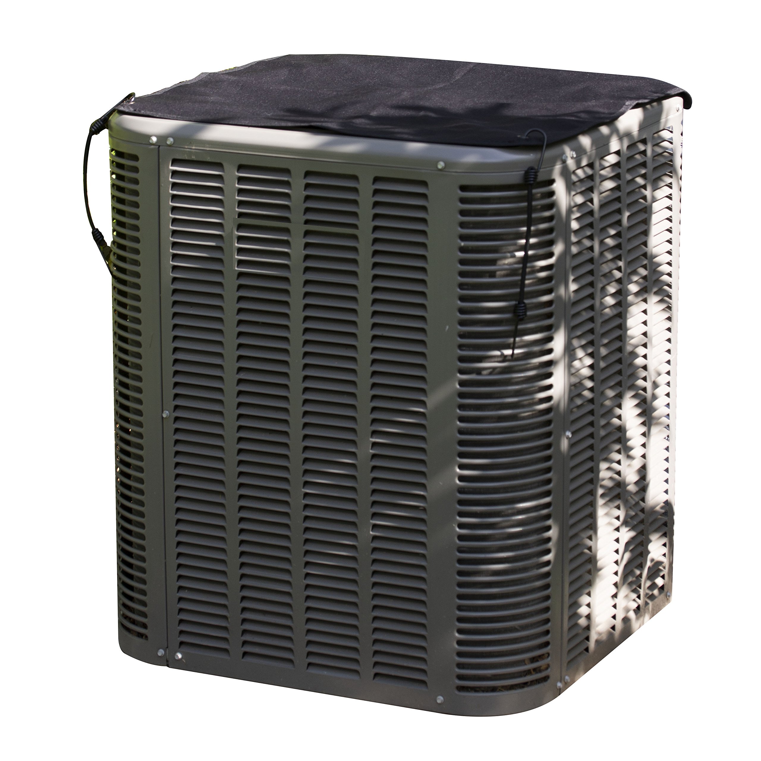 AnyWeather Central Air Conditioner Outdoor Cover – Window, Wall, Outside AC Unit Top Covers, Black