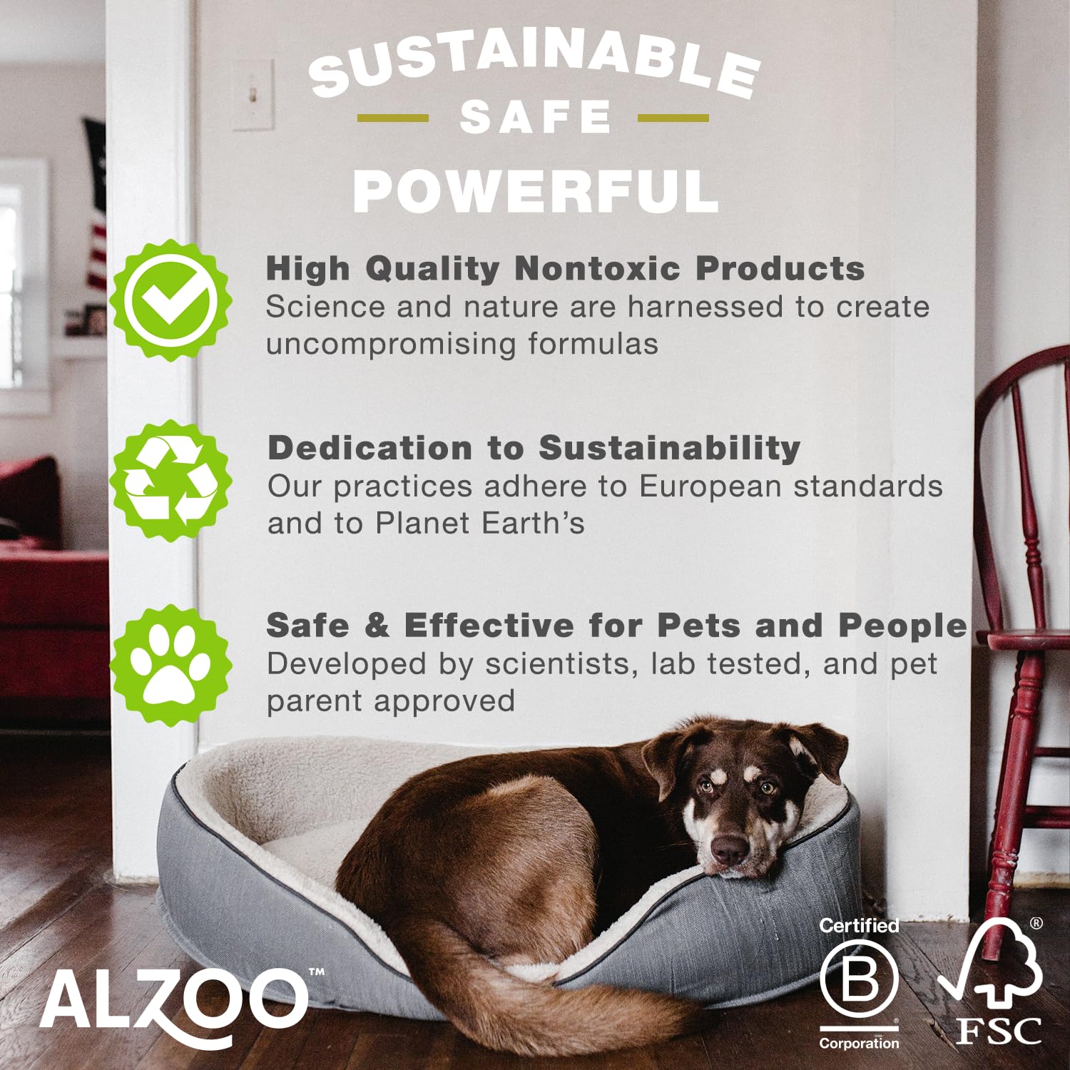 ALZOO Flea & Tick Repellent Squeeze-On for Dogs and 8 Fl. Oz. Flea & Tick Repellent Spray for Dogs, 100% Plant-Based Active Ingredients