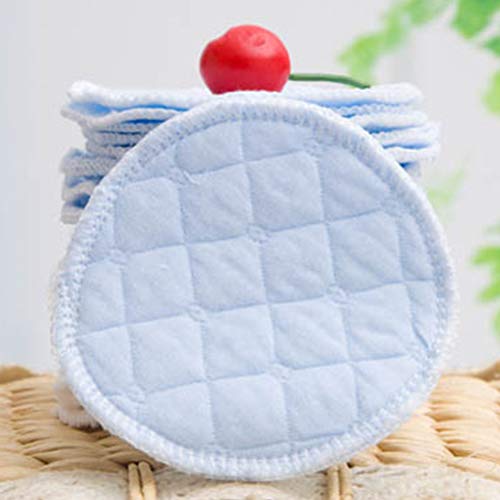 ARTIBETTER 6pcs Bamboo Nursing Pads Reusable Washable Breastfeeding Pads Breast Pad (Random Color)