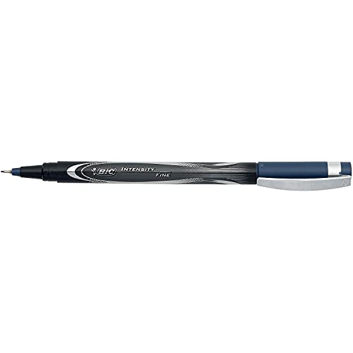 BIC Fpin11be Intensity Permanent Marker Pen, 5Mm, Fine, Blue, Dozen