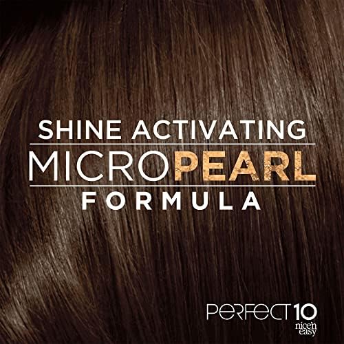 Clairol Nice'n Easy Perfect 10 Permanent Hair Color, 3 Darkest Brown, Pack of 2