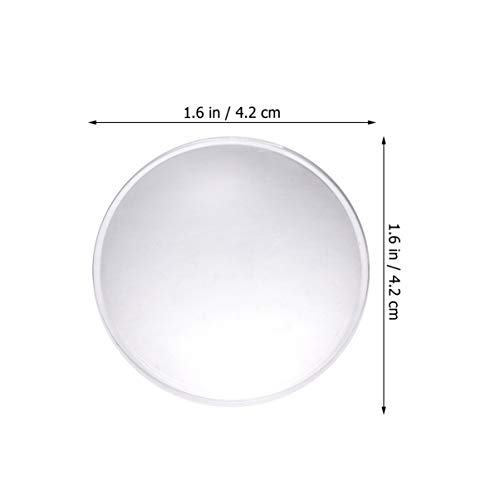 Hemobllo Optical 3D Lens for Magnifier - 20 Pcs 42mm Diameter Double Convex Lenses 68mm Focal Lengths Biconvex Lens Magnifying Glass Lens Optical Plastic PMMA Lens