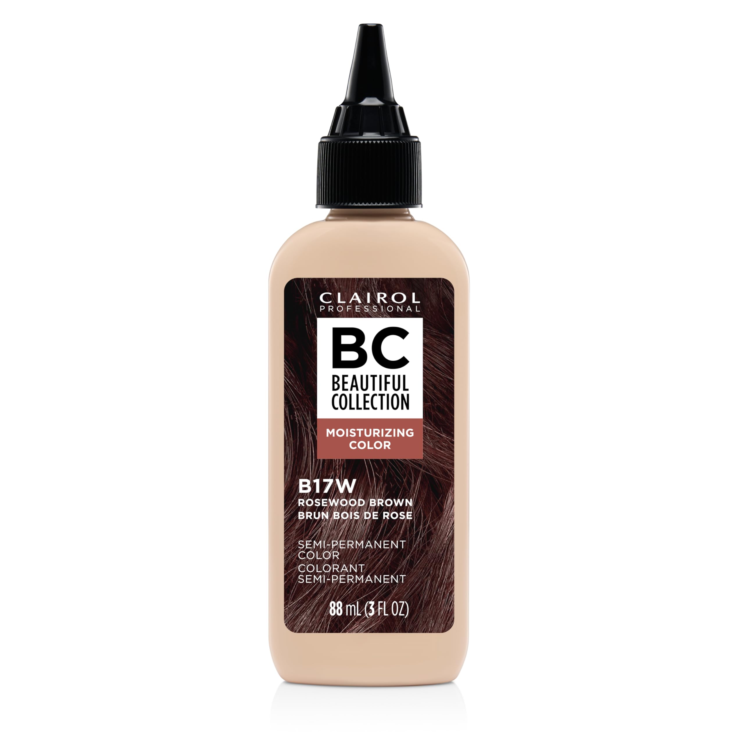 Clairol Professional Beautiful Collection Hair Color, 17W Rosewood Brown, 3 oz. - Packaging May Vary