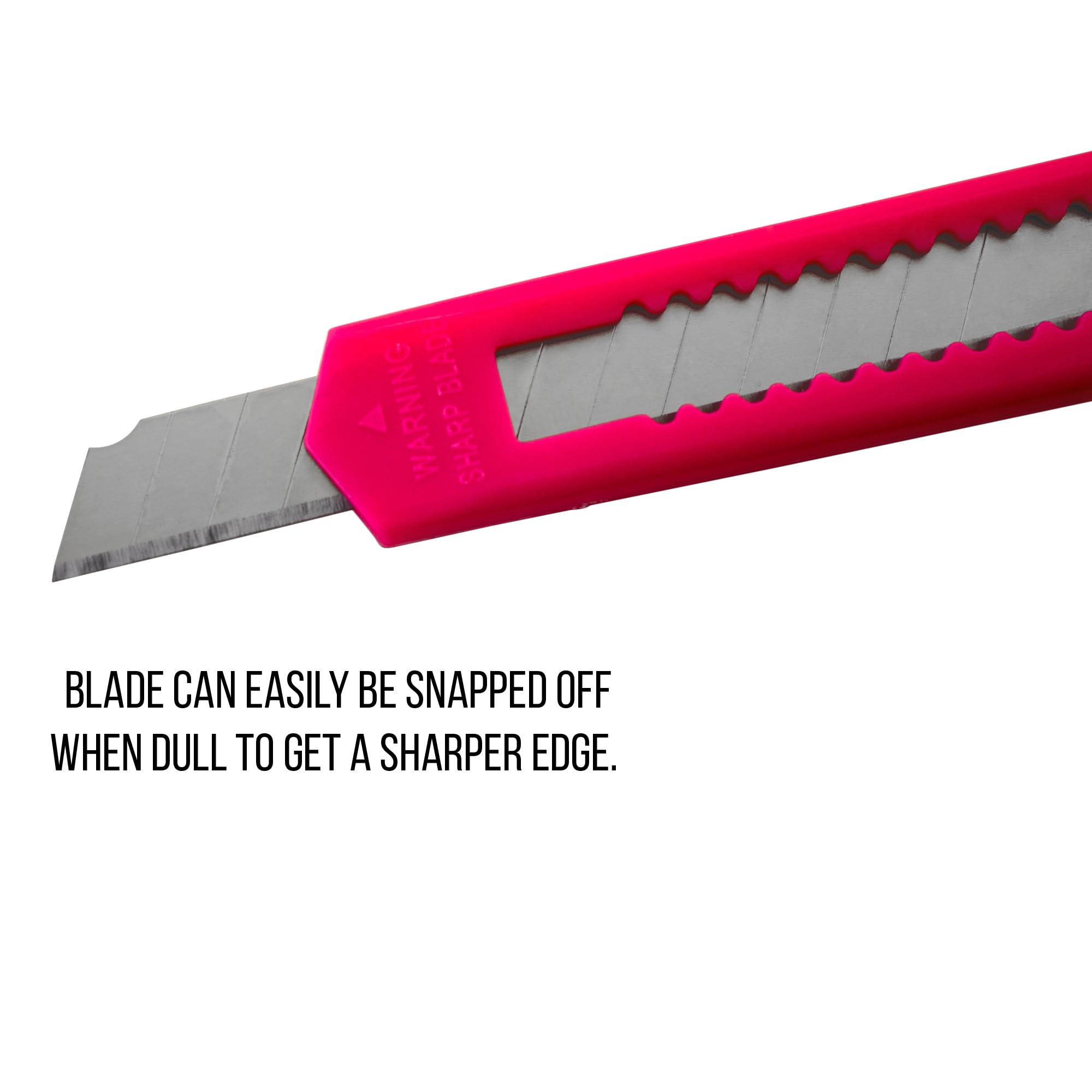 5x Bulk Small Neon Pink Utility Knife Box Cutters Snap Off Blade 9MM Blade