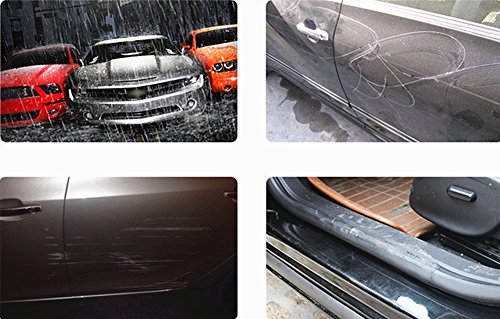 BESTERY Clear Vinyl Gloss Paint Protection Bulk Film Vinyl Wrap Coating Roll (12''X60'')