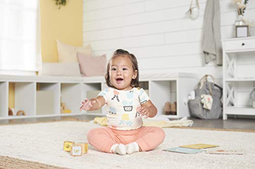 Gerber Baby Girls 2-Pack Pants, Orange/black, 0-3 Months