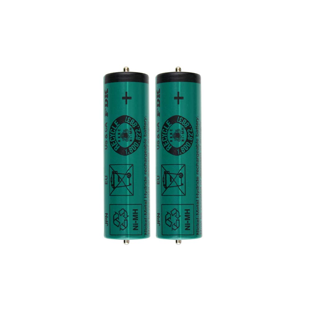 PULADU 2pcs HR-AAUV for Braun Electric Shaver Battery 1.2V Ni-MH Rechargeable Battery