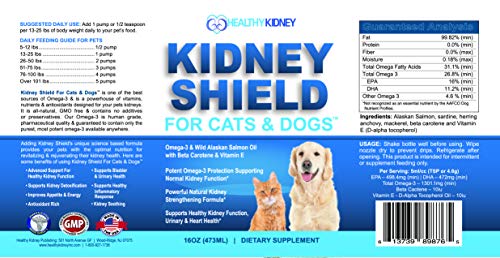 Dog and Cat Kidney Support, Canine Feline Renal Health Support Supplement For Normal Kidney Function, Creatinine, Detox, Urinary Track Cleansing, Best Kidney Stuff, Improve Pets Alive an Kidney Health