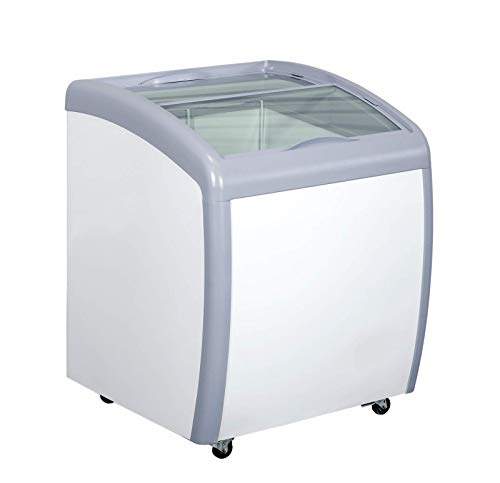 Ancaster Food Equipment 160L Capacity Glass Top Ice Cream Freezer