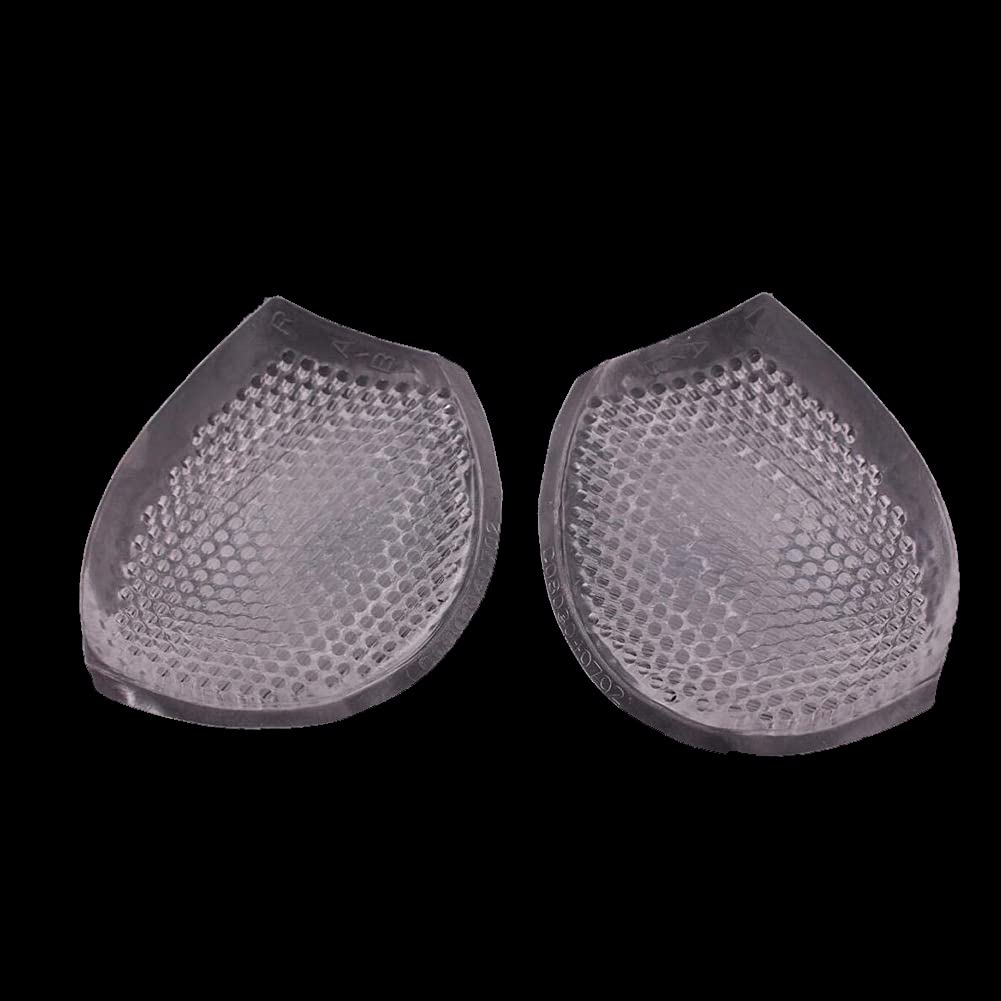 ericotry 1Pair Transparent Breathable Silicone Perforated Bra Inserts Booster Insert Pads Swimsuits Bikini Chest Pad Breast Pads for Women Lady Girls