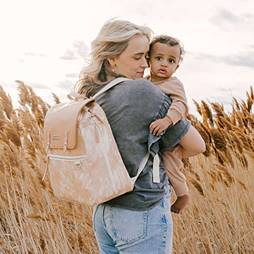 Petunia Pickle Bottom Meta Backpack, Dusted Desert Tie-dye, Unisex, Compact Yet Spacious, Thoughtful Details, Easy To Clean, Carry