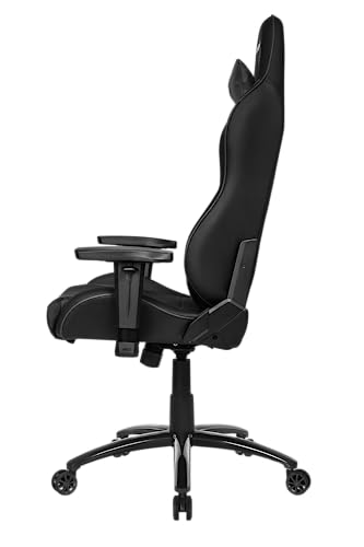 AKRacing Core Series SX Gaming Chair with High Backrest, Recliner, Swivel, Tilt, Rocker and Seat Height Adjustment Mechanisms with 5/10 Warranty - Black