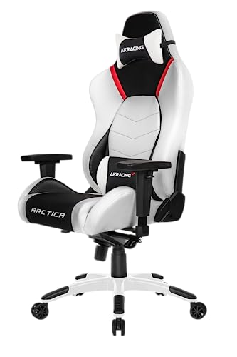 AKRacing Masters Series Premium Gaming Chair with High Backrest, Recliner, Swivel, Tilt, Rocker and Seat Height Adjustment Mechanisms with 5/10 Warranty