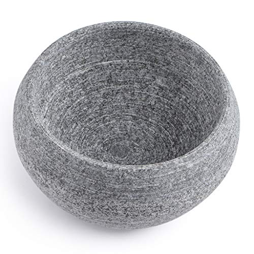 MDLUU Granite Shaving Bowl, Shaving Soap Bowl, Shaving Soap and Cream Bowl, Natural Granite Bowl for Man's Wet Shave