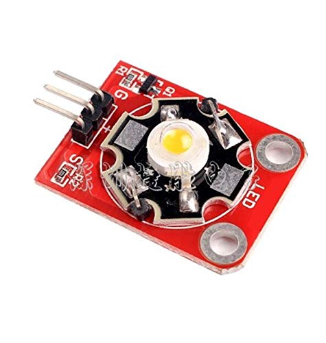 Individual LEDs 5PCS Keyes 3W LED Module High-Power with PCB Chassis for Arduino STM32 AVR