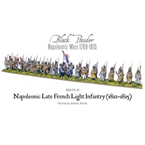 Black Powder Late French Light Infantry Napoleonic War Military Wargaming Plastic Model Kit