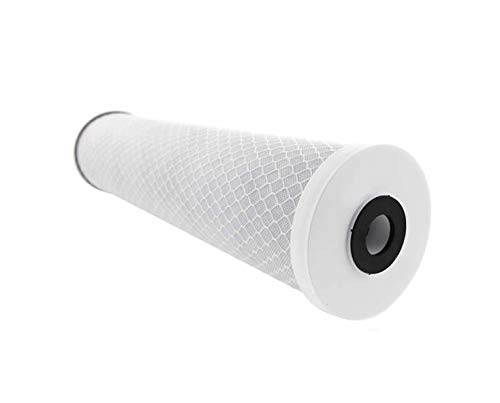 20" x 4.5" Full Flow Coconut Shell Water Filter Cartridge | Activated Carbon Block CTO | Compatible with CB-45-2005, EP-20BB, CBC-20BB, EP-20BB, MatriKX 32-450-20-GREEN, Filtrex FXB20CL2, 6 Pack