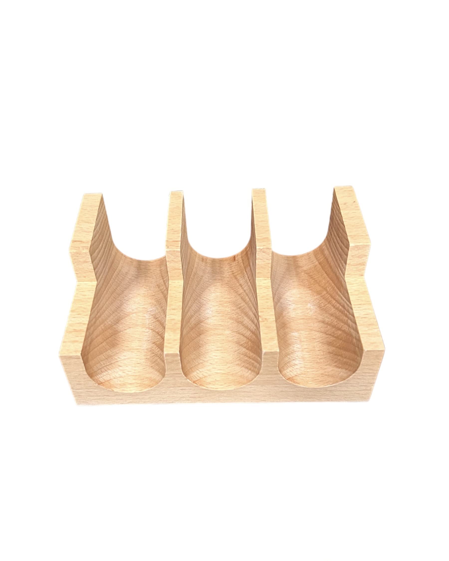 3 PC Wood Taco Holder, Sushi Taco Holder, Wooden Taco Holder, Taco Display, Taco Tuesday, Temaki Display, Temaki Holder, Sushi Handroll Display, Taco Holders