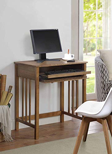 Convenience Concepts Designs2Go Mission Desk with Keyboard Drawer, Driftwood