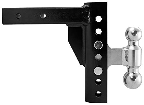 Andersen Hitches | EZ Adjust Hitch | 8" Drop/Rise, 2" x 2-5/16" Combo Ball, 2" Shank | Adjustable Heavy Duty Towing for Trucks Trailer | 10K/14K GTWR Weight Level | 3298