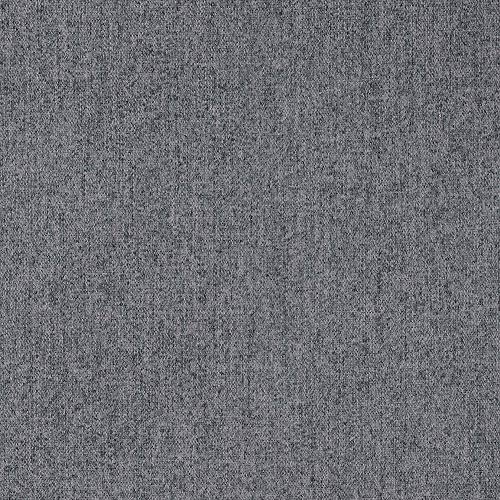 Convenience Concepts Designs4Comfort Mid Century Oval Ottoman Stool, Light Charcoal Gray Linen