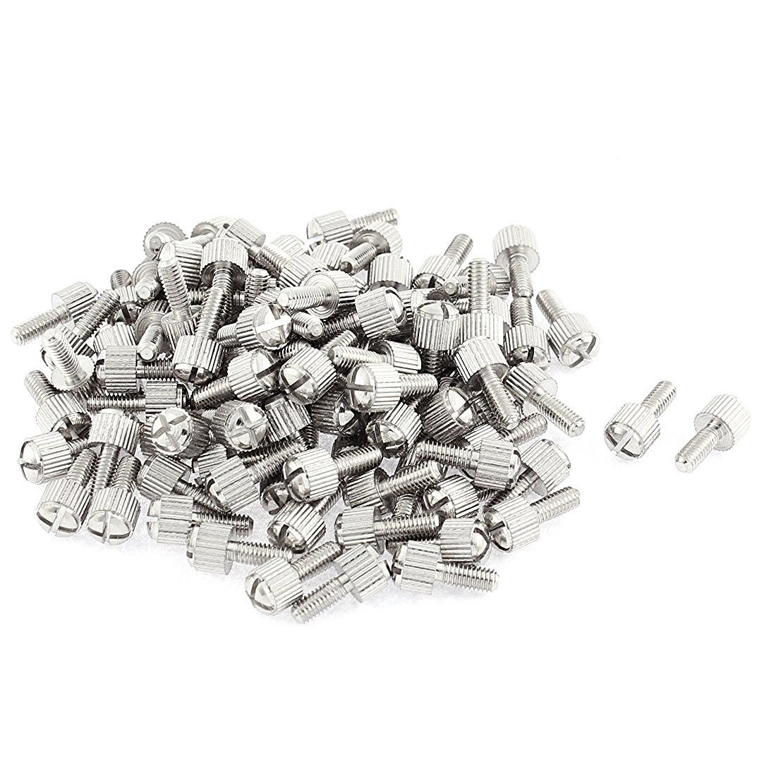 CNIM Hot Computer PC Case M4x10mm Knurled Head Phillips Thumb Screws 100pcs
